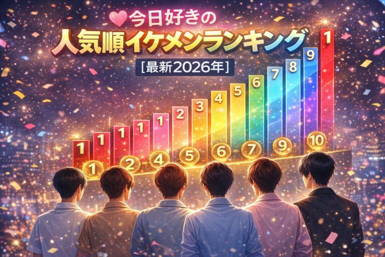 今日好きの人気順イケメンランキング【最新2026年】歴代男子メンバーの一覧！ | 図解でわかる人気順！