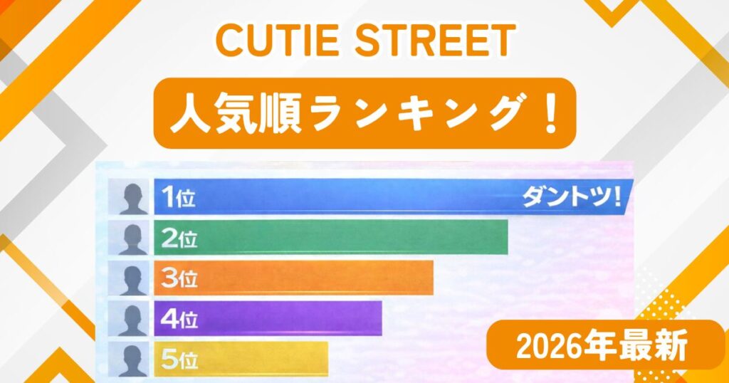 キュースト(CUTIE STREET)人気順メンバー【最新2026ランキング】一番と人気格差がヤバい！ | 図解でわかる人気順！